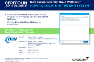 Prescribing Cerefolin Brain Wellness™ | HCP Support