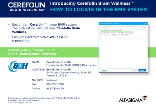 Prescribing Cerefolin Brain Wellness™ | HCP Support